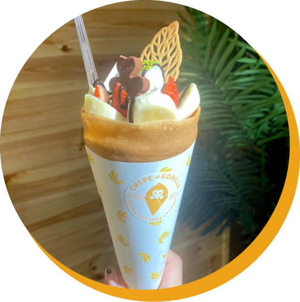 こだわり卵のクレープ屋 スイーツゴリラ（SWEETS GORILLA）