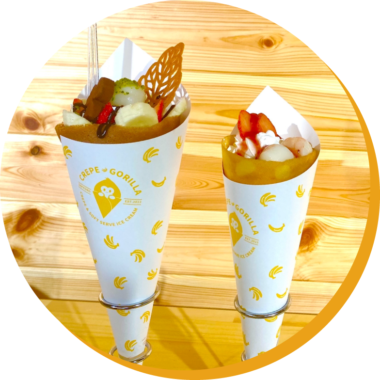 こだわり卵のクレープ屋 スイーツゴリラ（SWEETS GORILLA）